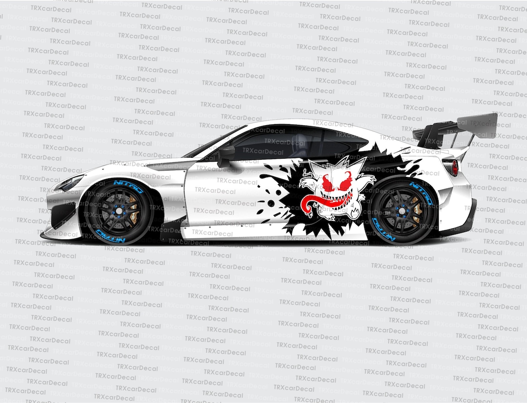 Gengar Pokemon Ghost Characters Anime Car Decals Vinyl Stickers Large ...