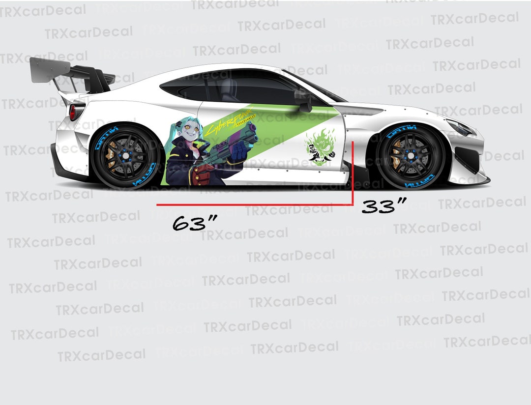 Buy Cyberpunk 2077 Livery NEW, Large Vehicle Graphics, Side Car Decal ...