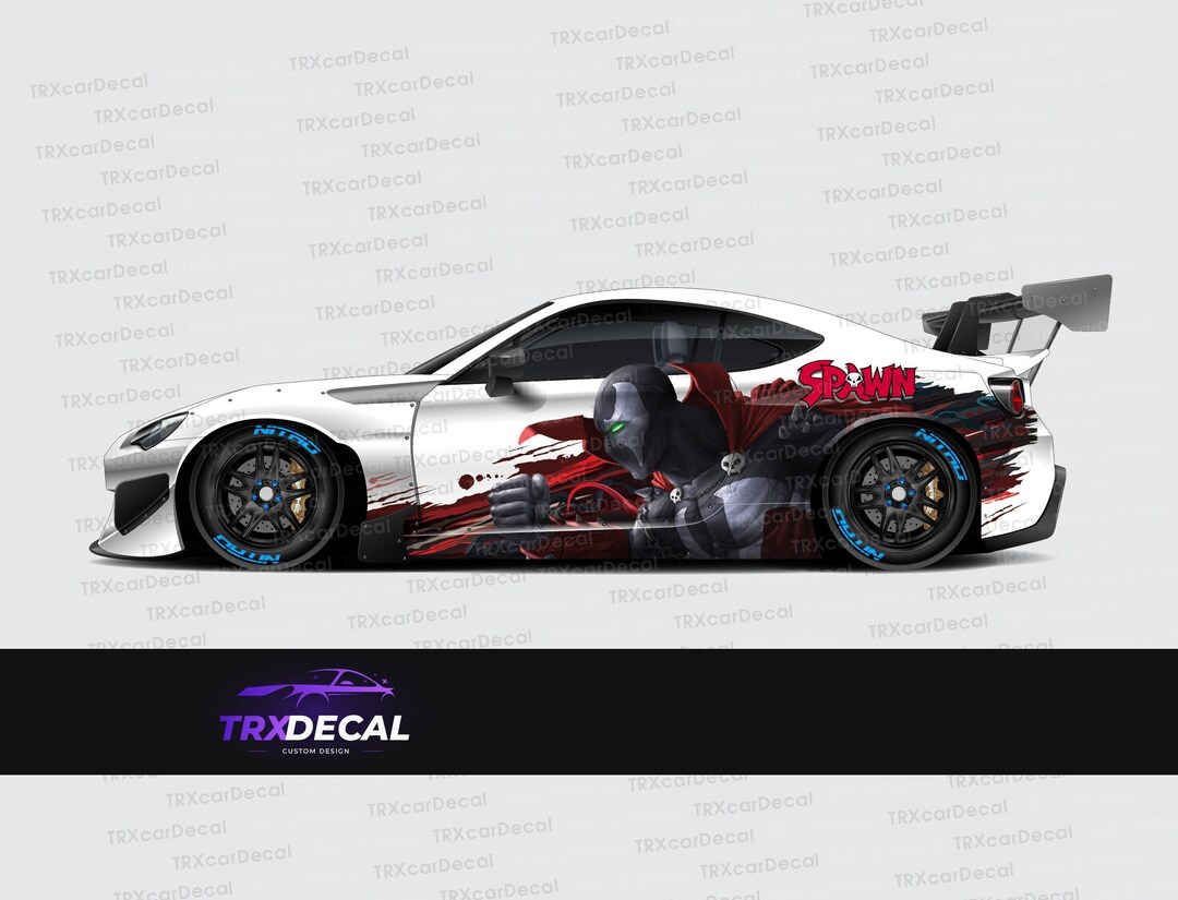 Spawn Car Vinyl American Superhero the Todd Mcfarlane Character, Spawn ...
