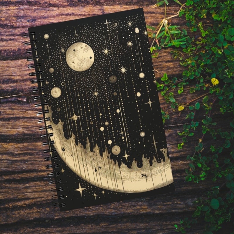 Moon Notebook - Etsy UK