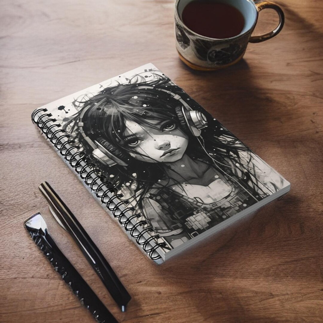 Notepad, Scrapbook, Scrapbook, Diary, Notebook, Sad Lonely Girl, Black ...