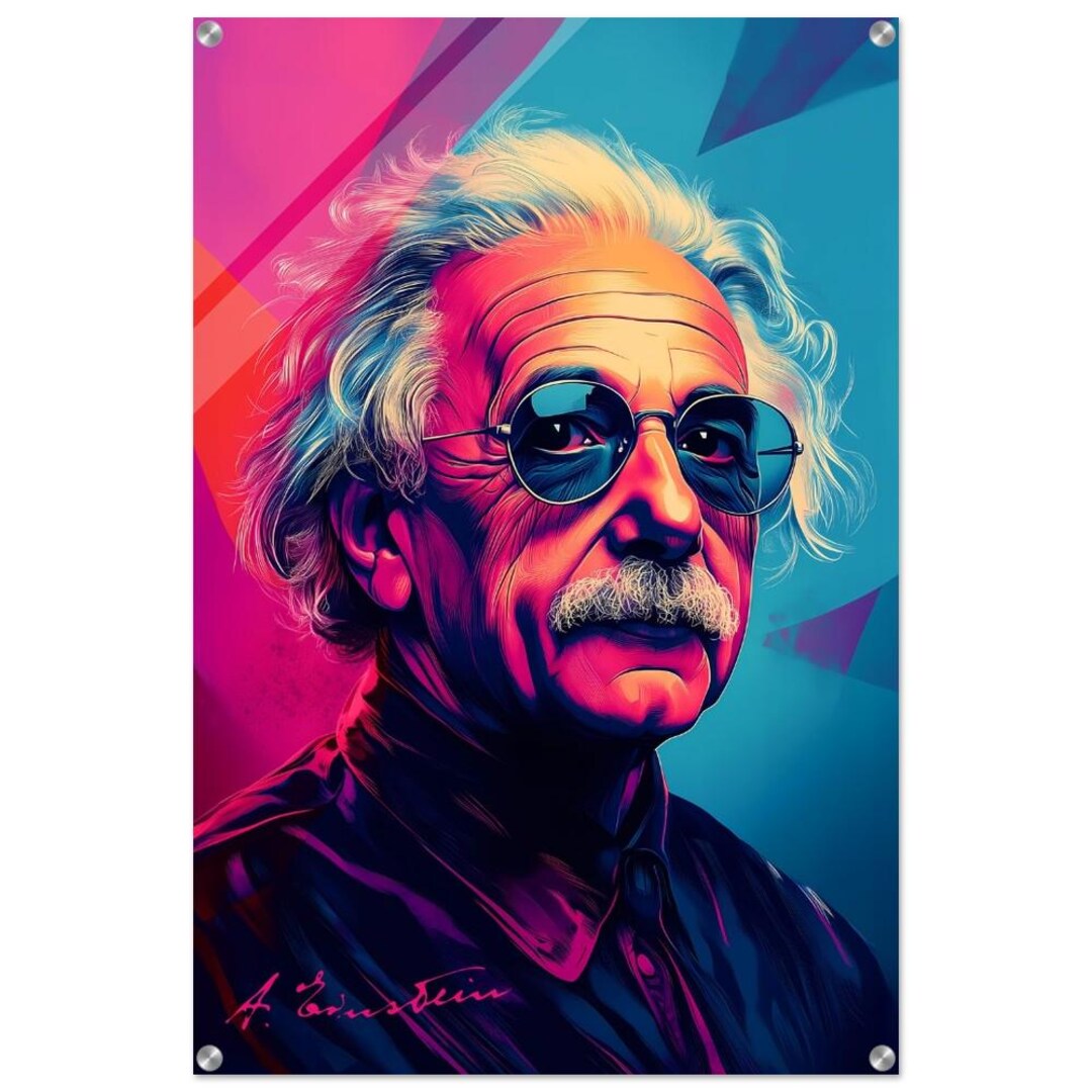 Albert Einstein - Legendary Genius and Physicist - Acrylic Print - Etsy