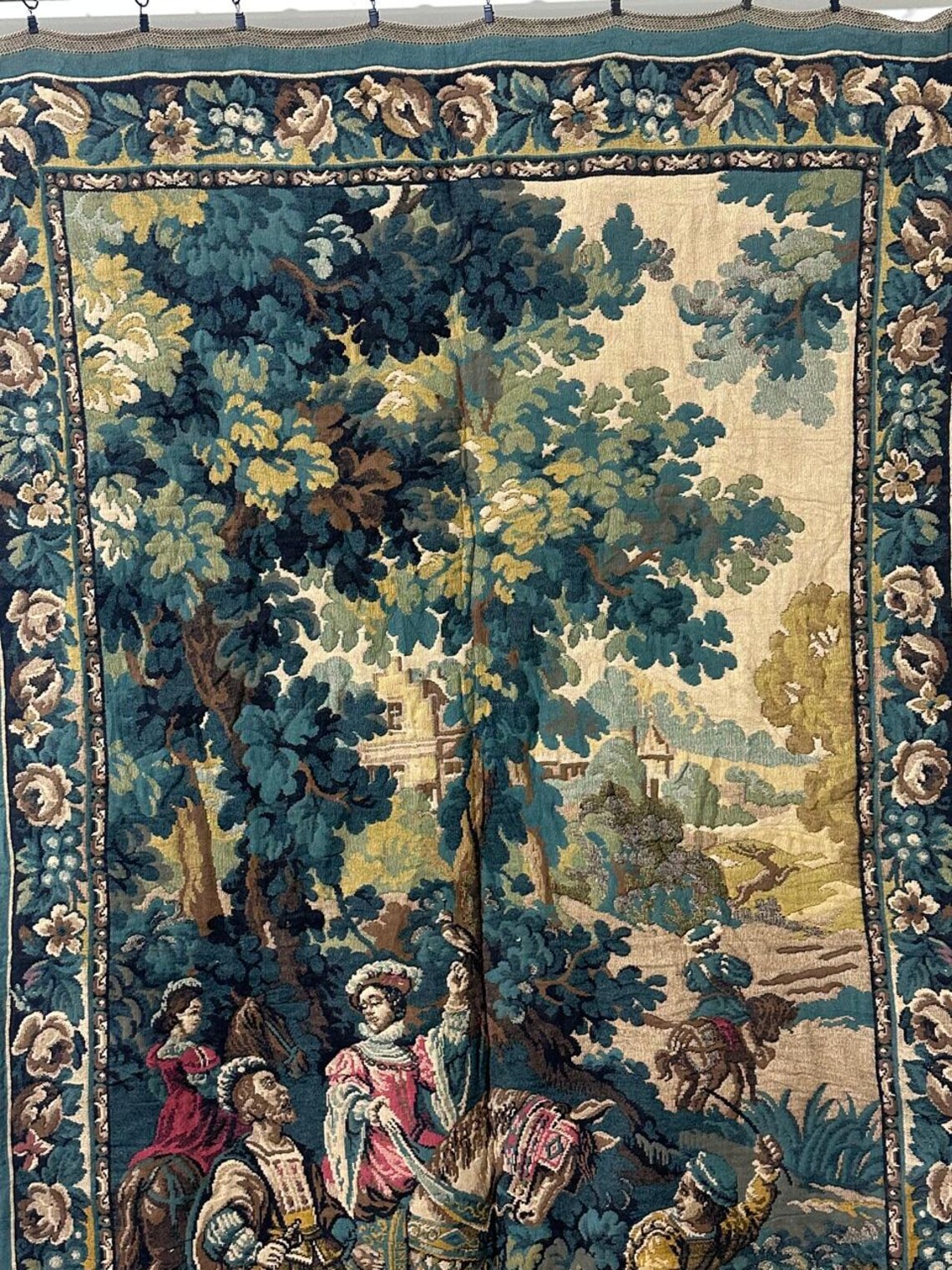 Antique French,hunting Scene, French Tapestry the King 19th Century ...