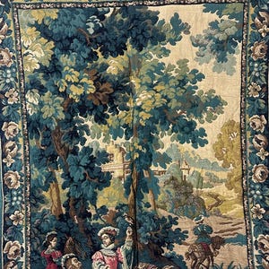 Antique French,hunting Scene, French Tapestry the King 19th Century ...