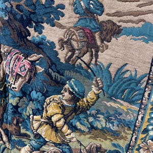 Antique French,hunting Scene, French Tapestry the King 19th Century ...