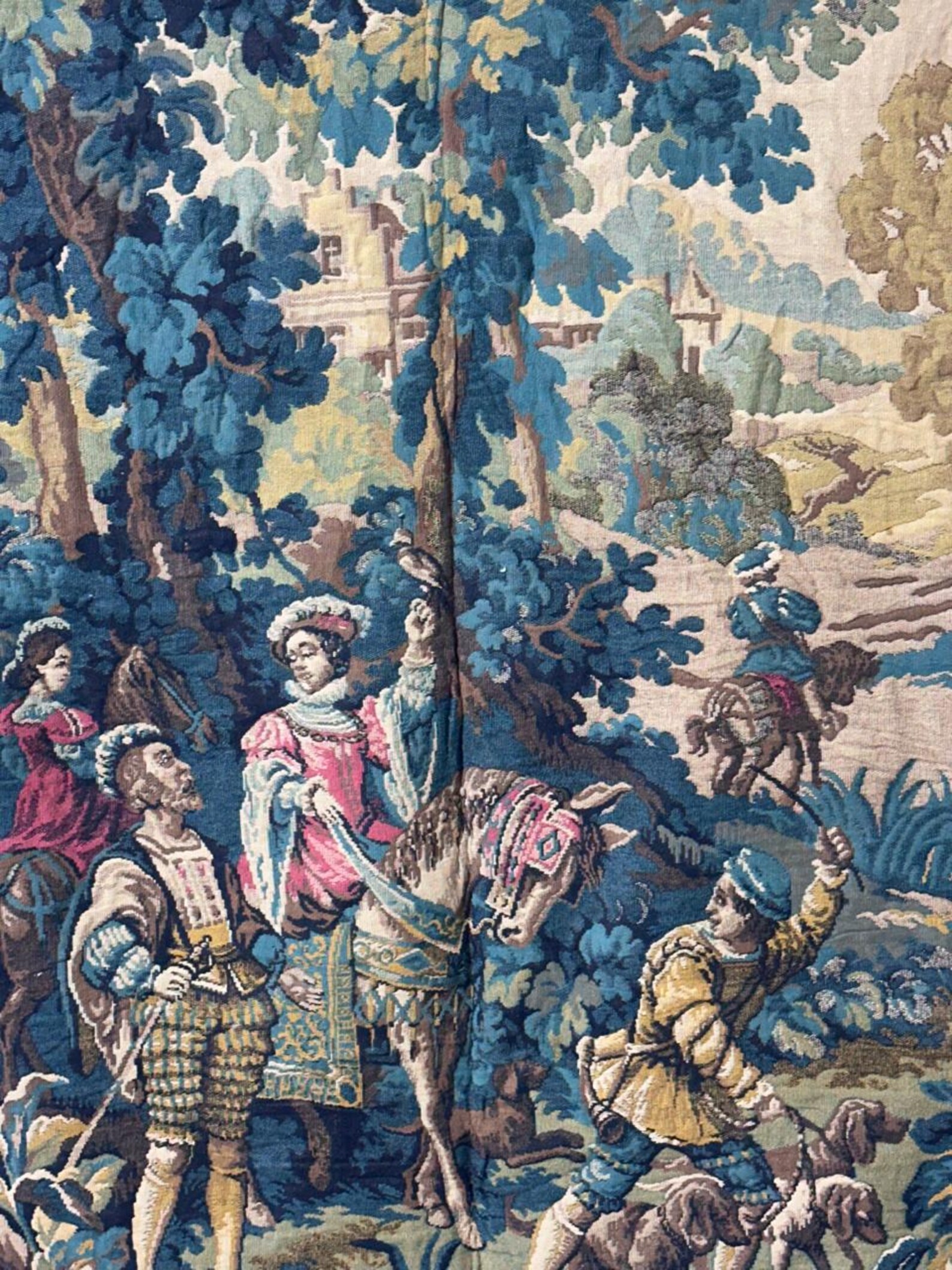 Antique French,hunting Scene, French Tapestry the King 19th Century ...