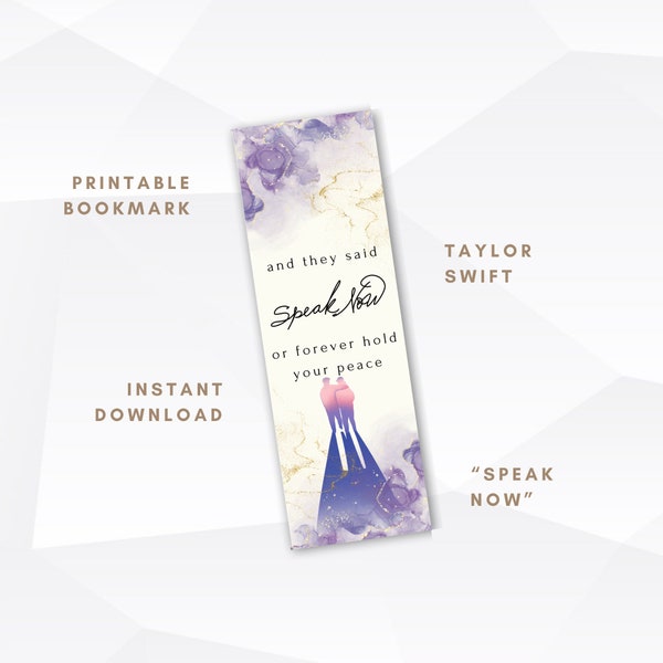 Taylorswift Bookmark Printable - Etsy