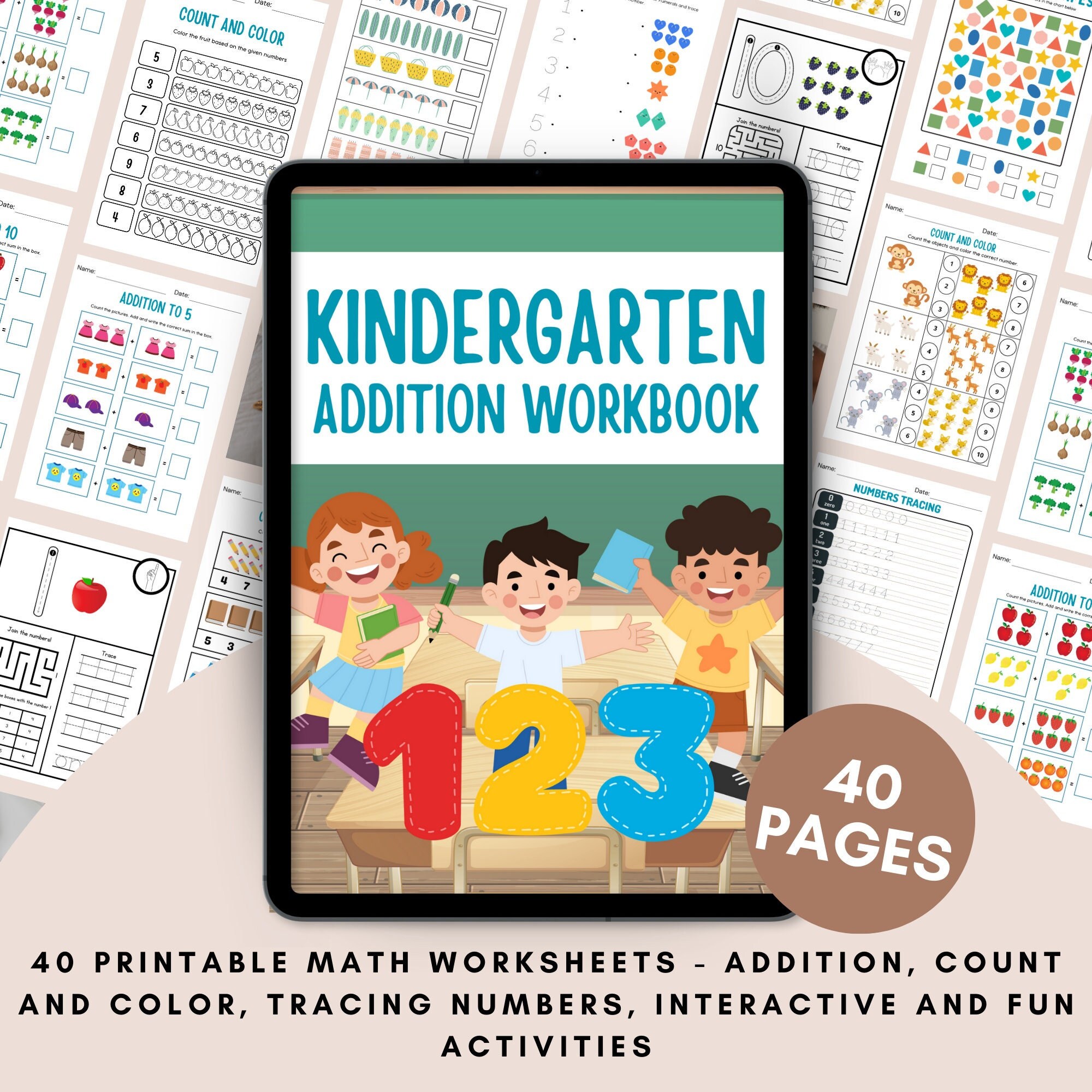 Kindergarten Addition Math Preschool Addition Math Math - Etsy