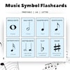 Music Symbols Printable Chart, Music Note Flashcards, Music Symbol ...