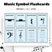 Music Symbols Printable Chart, Music Note Flashcards, Music Symbol ...