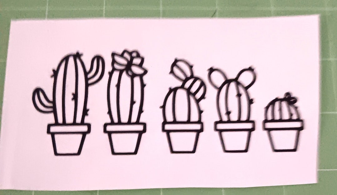 Customizable Cactus Car Decal: Desert Dreams in Vibrant Hues - Etsy