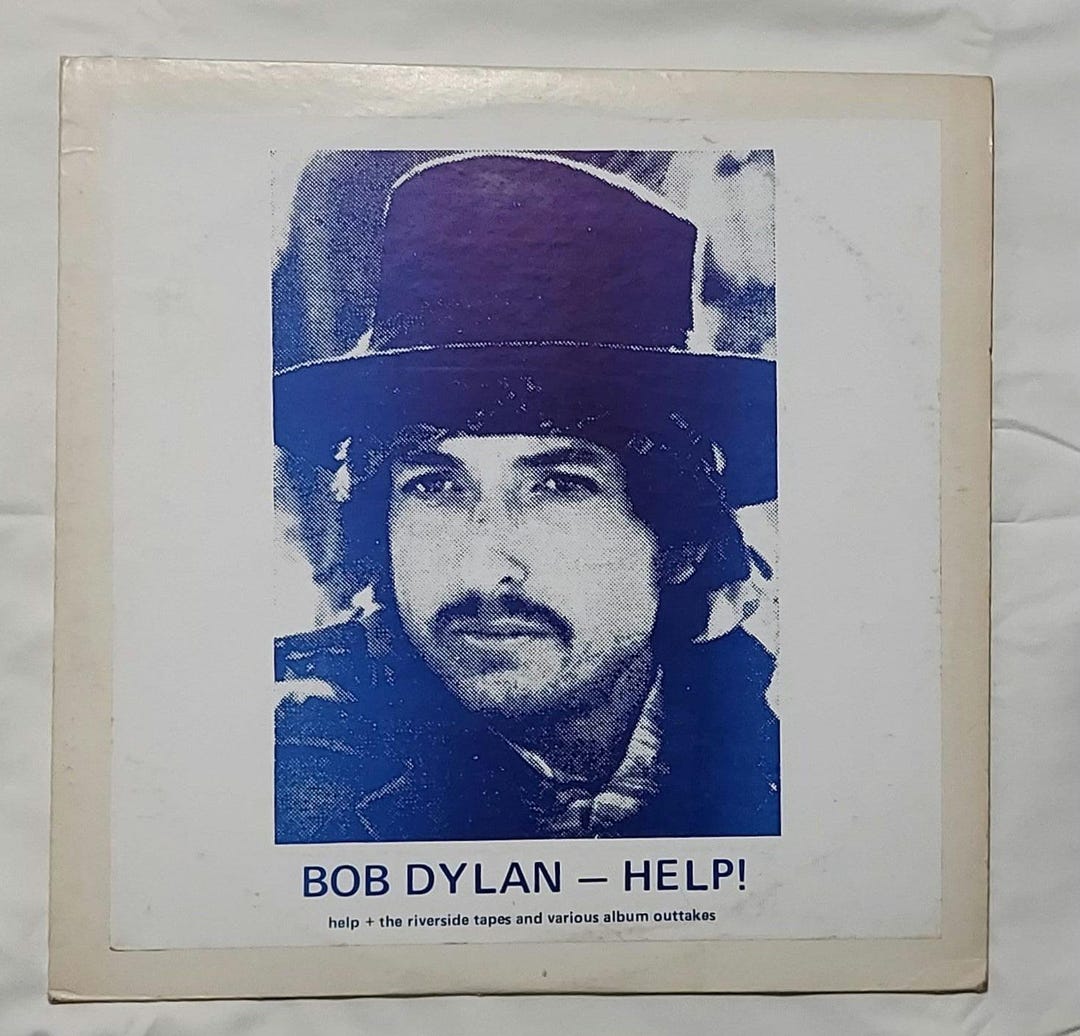 Bob Dylan Help and Riverside Demos Studio Outtakes Vinyl Album UNTESTED ...