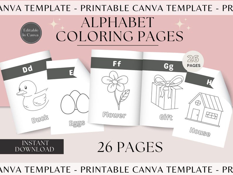 Alphabet Coloring Pages for Kids | ABC Worksheets for Preschool ...