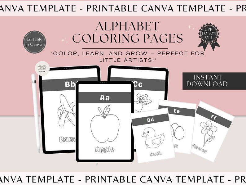 Alphabet Coloring Pages for Kids | ABC Worksheets for Preschool ...