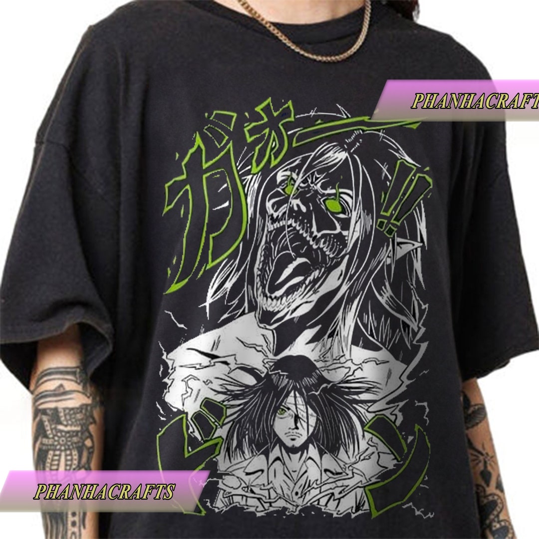 Eren Yeager Shirt,eren Yeager Tshirt,anime Shirt,attack on Titan Shirt ...