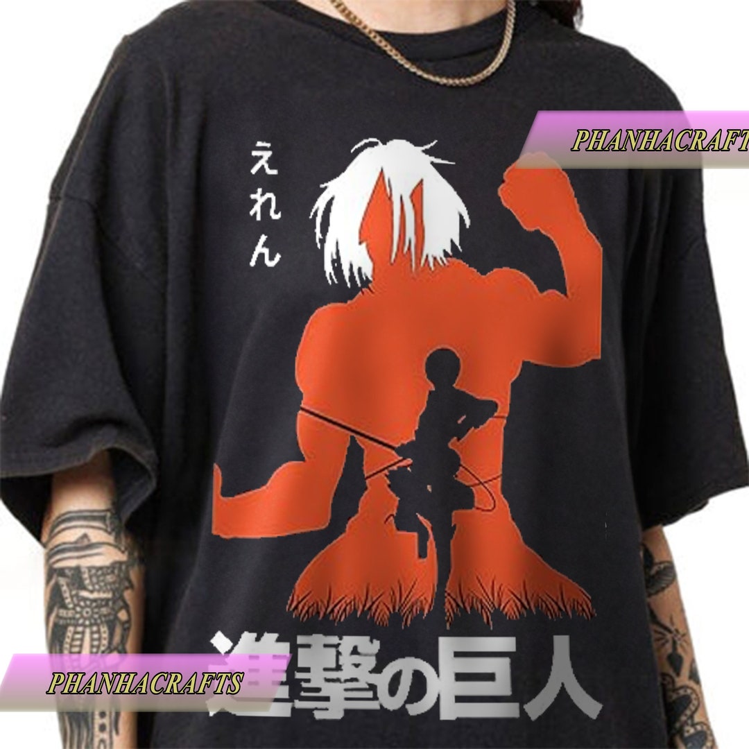 Eren Yeager Shirt,eren Yeager Tshirt,anime Shirt,attack on Titan Shirt ...