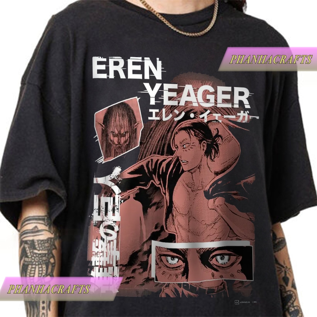 Eren Yeager Shirt,eren Yeager Tshirt,anime Shirt,attack on Titan Shirt ...