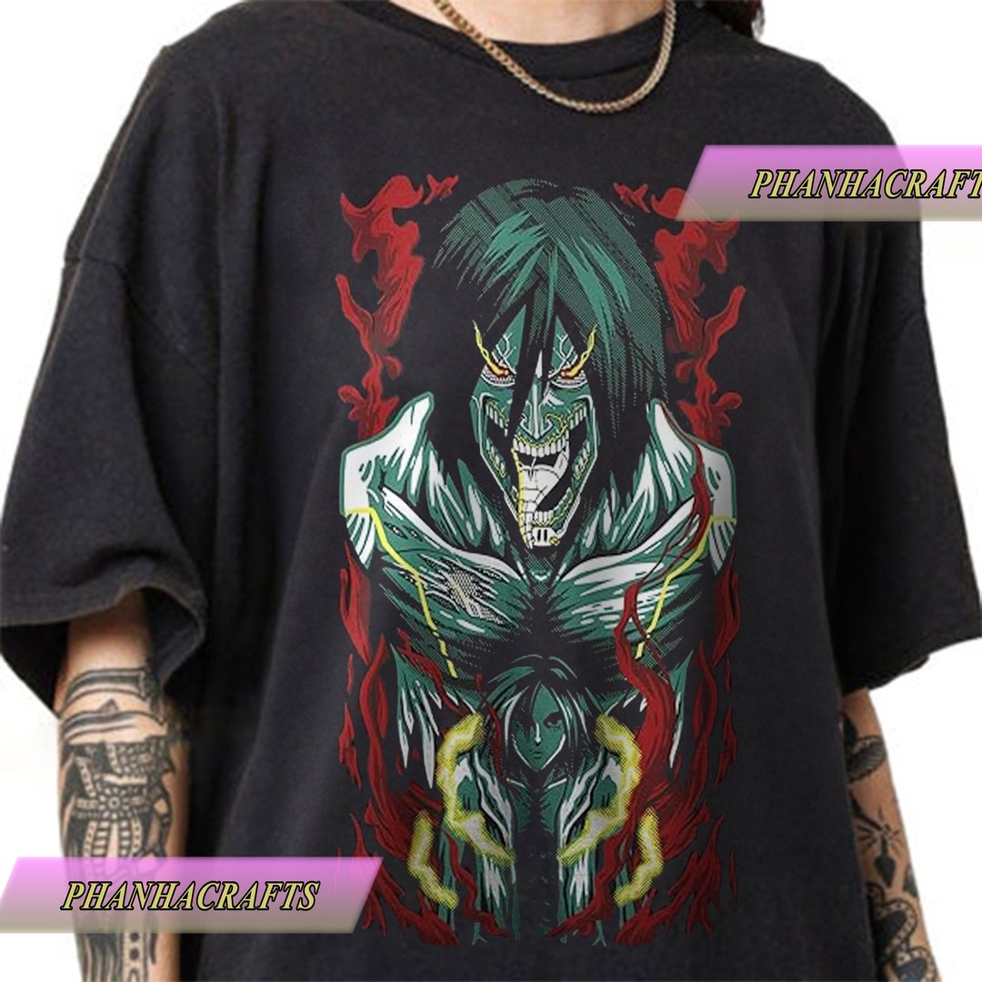 Eren Yeager Shirt,eren Yeager Tshirt,anime Shirt,attack on Titan Shirt ...