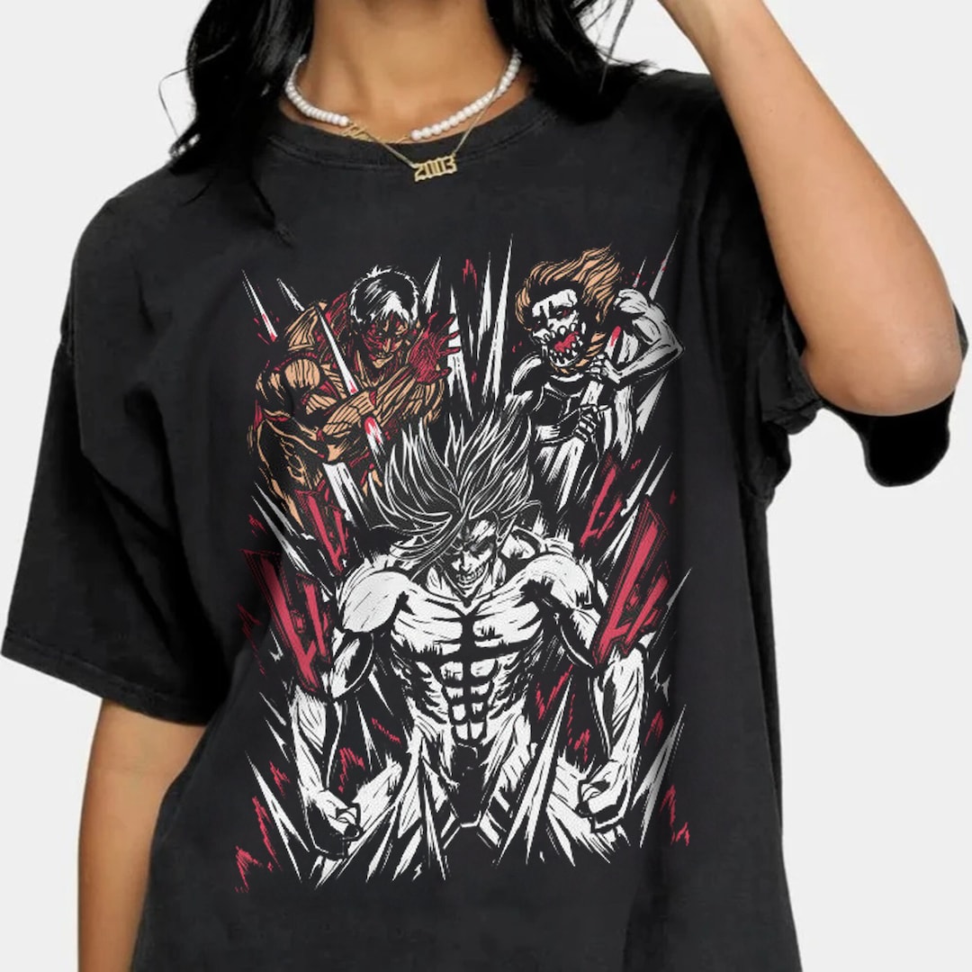 Eren Yeager Shirt,eren Yeager Tshirt,anime Shirt,attack on Titan Shirt ...