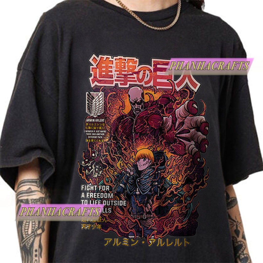 Attack on Titan Shirt, Attack Titan Shirt, AOT Shirt, Attack on Titan ...