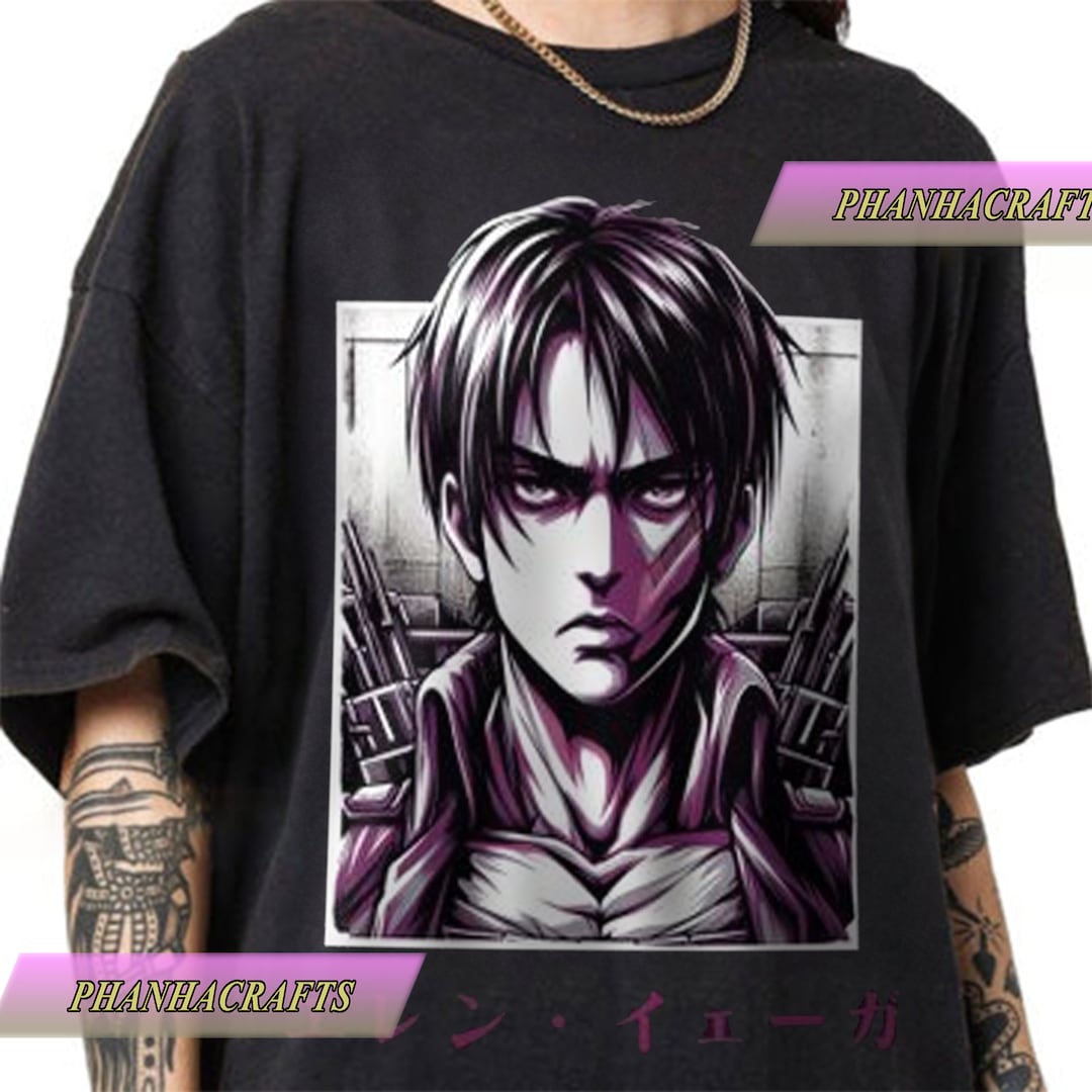 Eren Yeager Shirt,eren Yeager Tshirt,anime Shirt,attack on Titan Shirt ...
