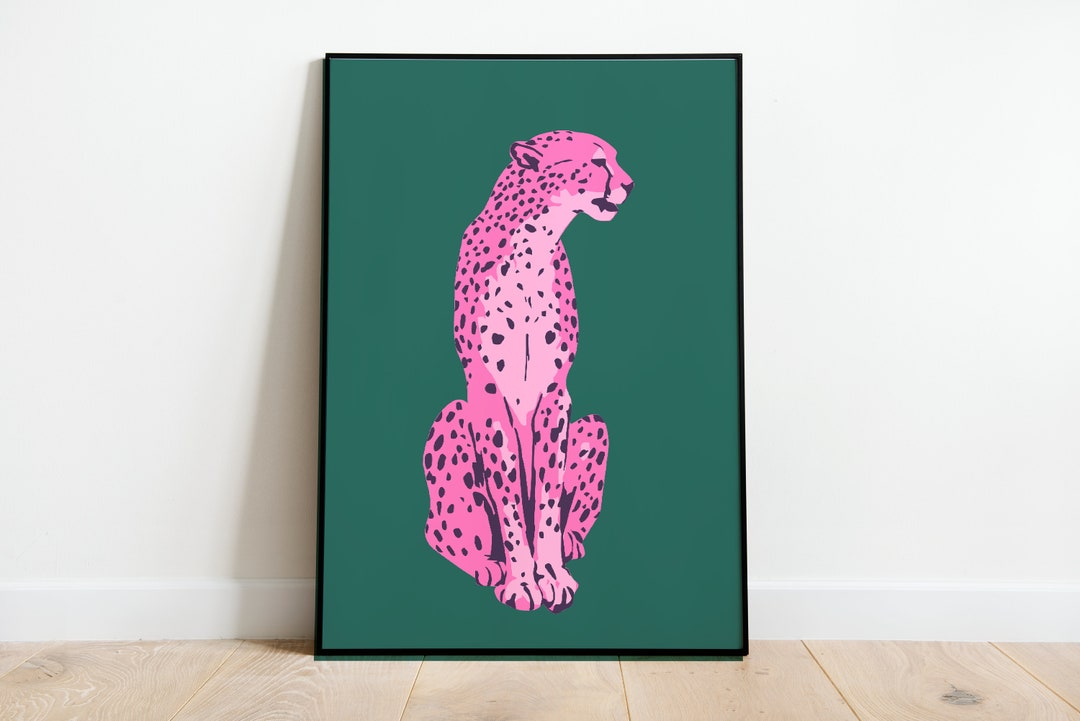 Cheetah Leopard Poster, Cheetah Poster, Leopard Poster, Fashion Print ...