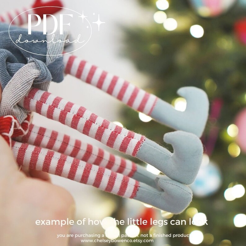 Primitive Elf Doll Pattern PDF Instant Download Leif & Lotta ...