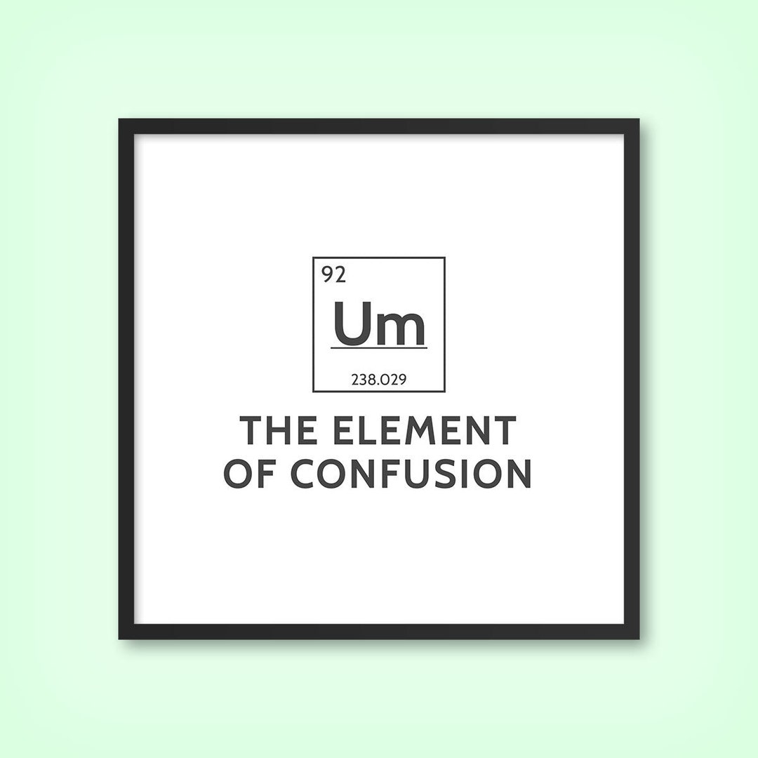 The Element of UM Periodic Element Photo Tile - Etsy