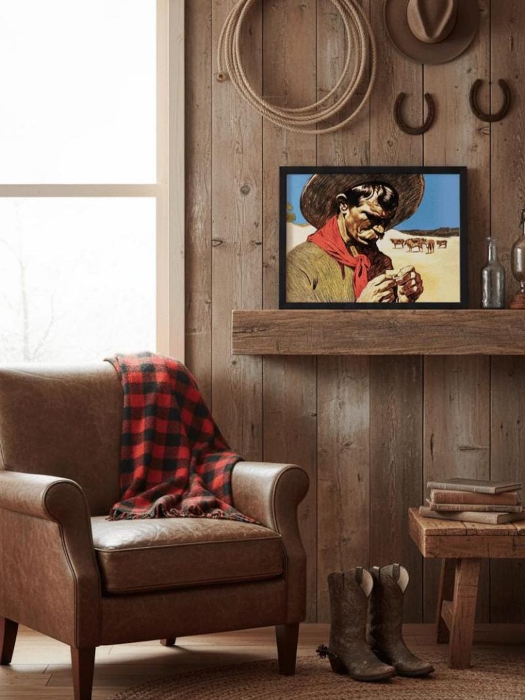 Cowboy Ranchero | Wild Western Frontier Art | Modern Farmhouse | Cowboy ...