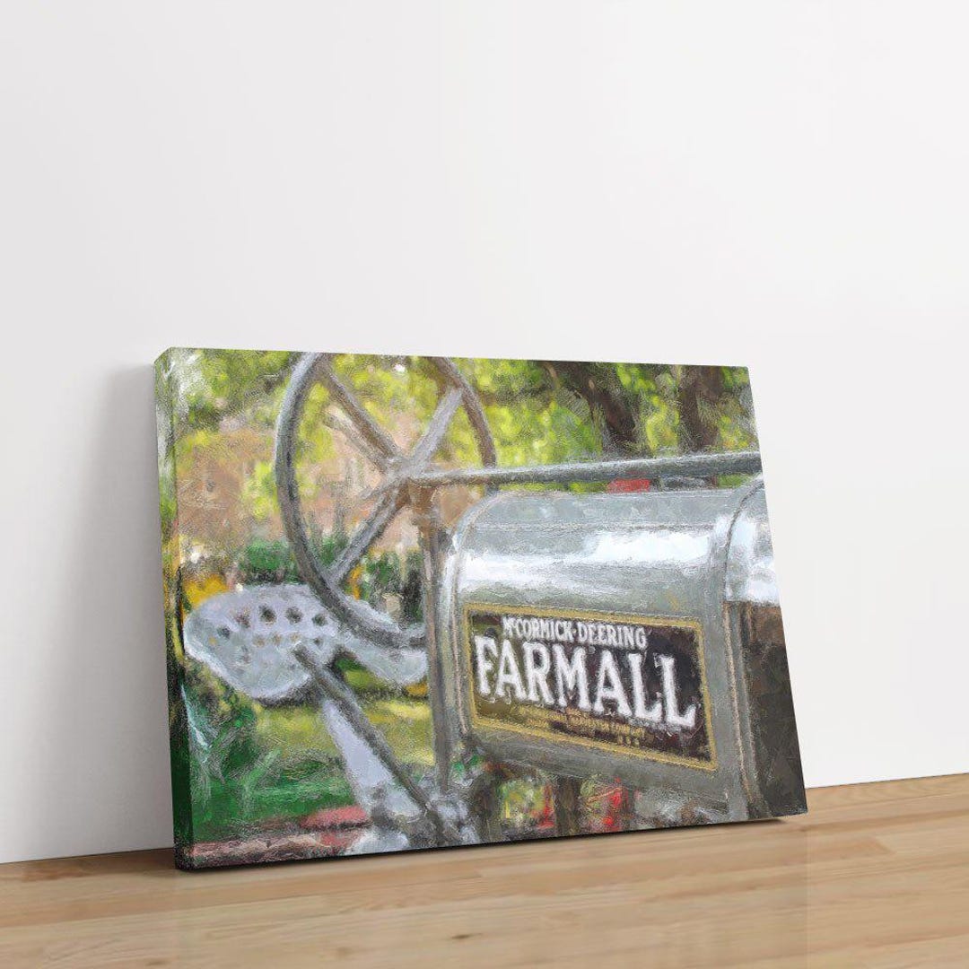 Farmall Tractor - Farming Canvas Print - Etsy