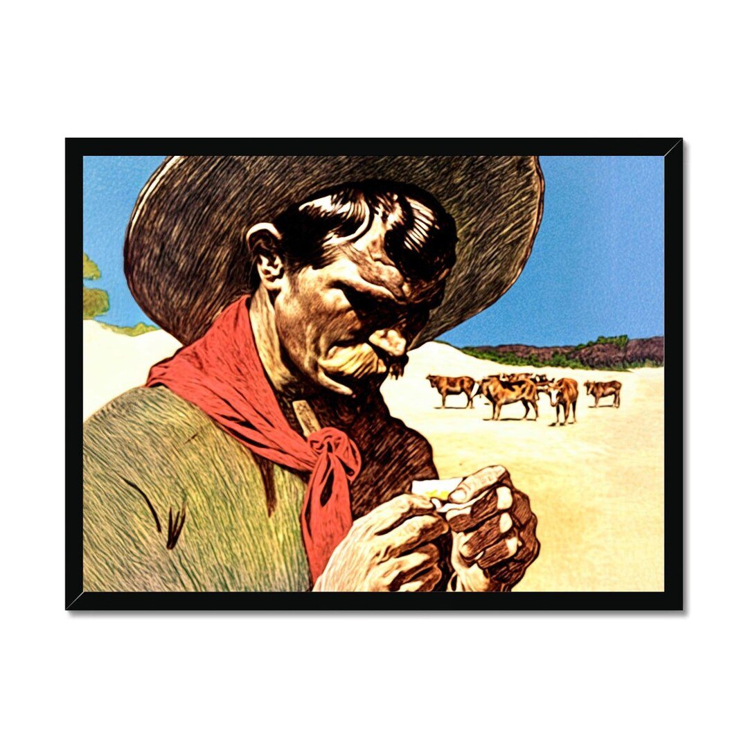 Cowboy Ranchero | Wild Western Frontier Art | Modern Farmhouse | Cowboy ...