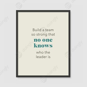 Build a Team so Strong - Etsy UK