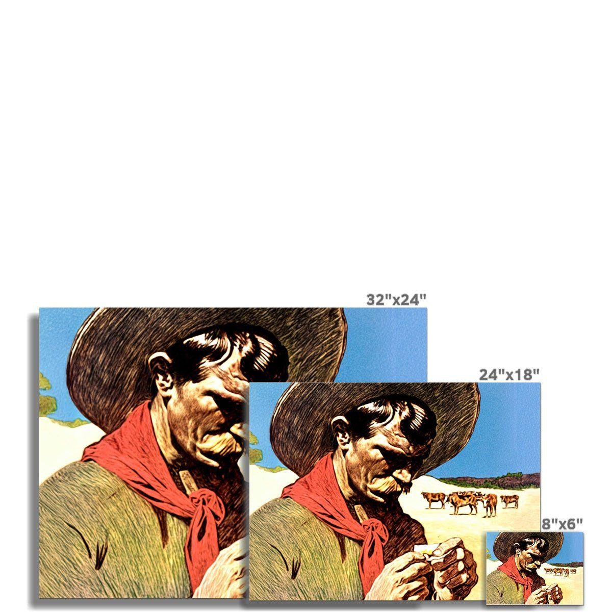 Cowboy Ranchero | Wild Western Frontier Art | Modern Farmhouse | Cowboy ...