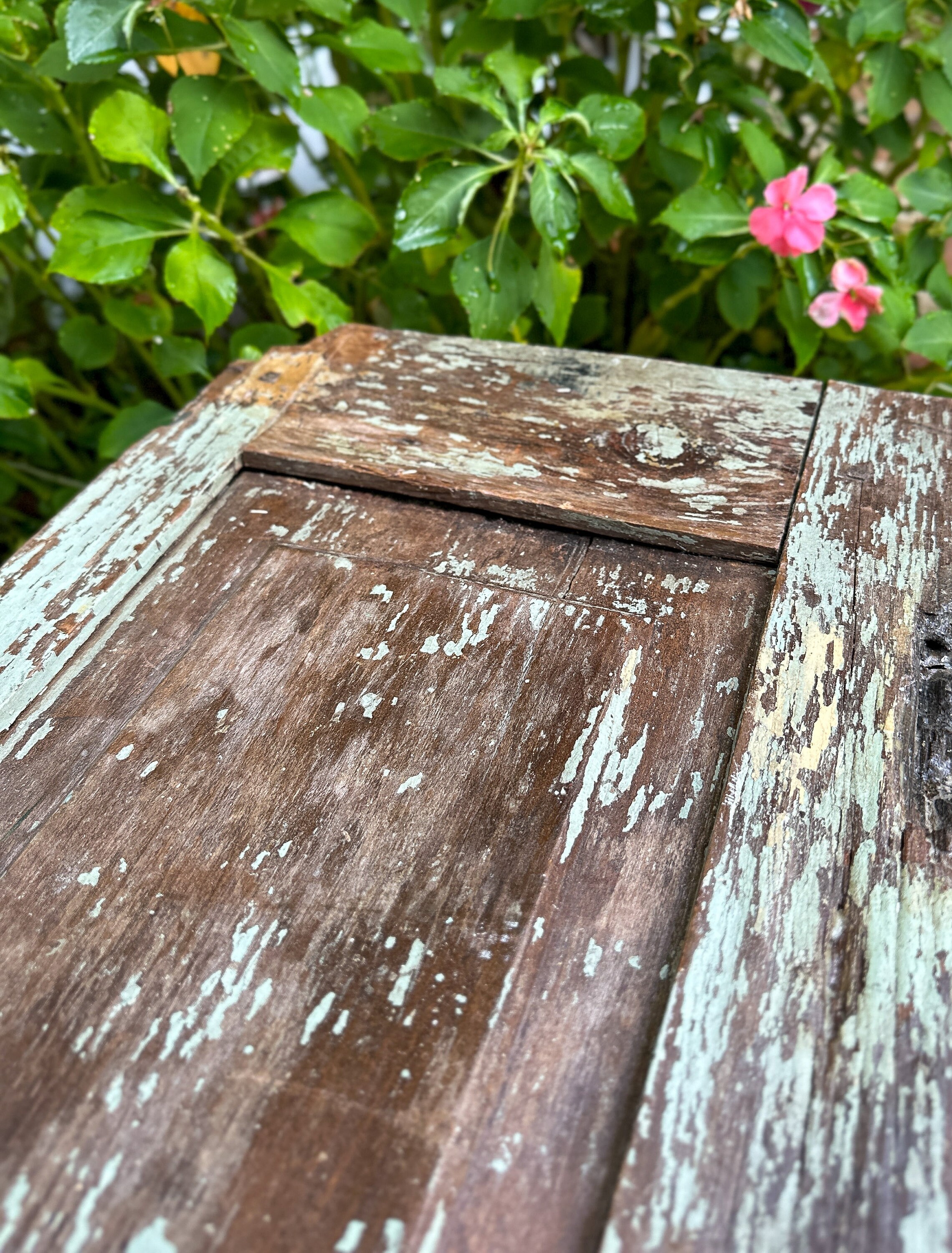 Farmhouse Table Made From Repurposed Shutter - Etsy