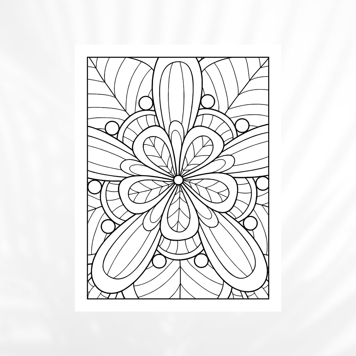 Mandala Coloring Pages - Digital Coloring Book - PDF - 50 Printable ...