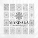 Mandala Coloring Pages Digital Coloring Book PDF 50 Printable Pages ...