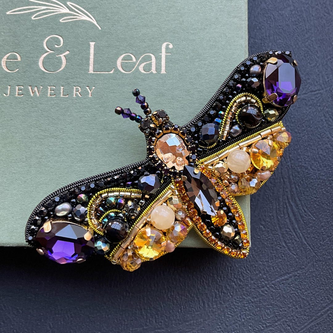 Death's Head Moth Pin / Handmade Halloween Moth Brooch / Handmade Moth ...