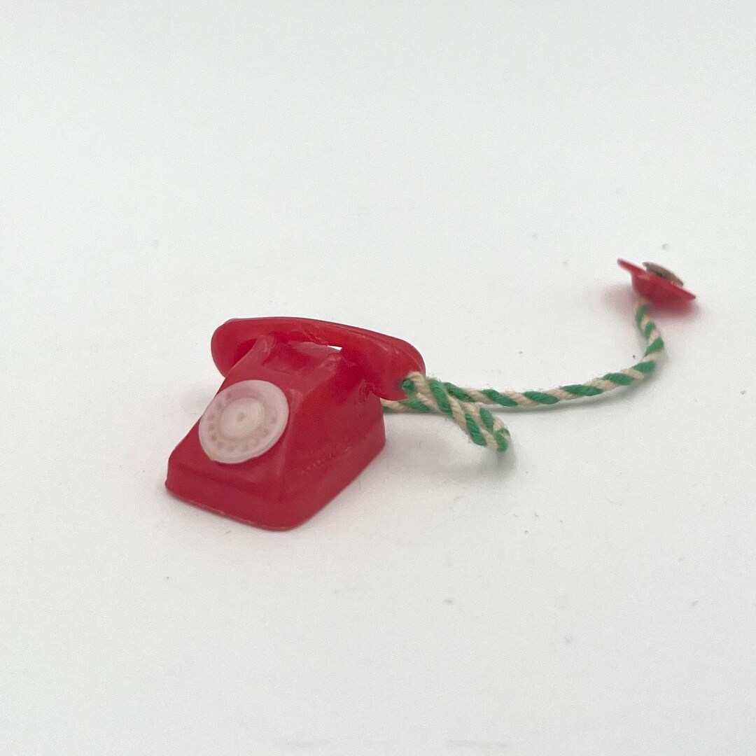 Lundby Original Red Telephone- Dollhouse Item - Etsy