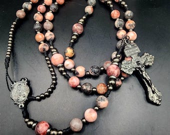 Burning Heart of Jesus Rosary - Etsy