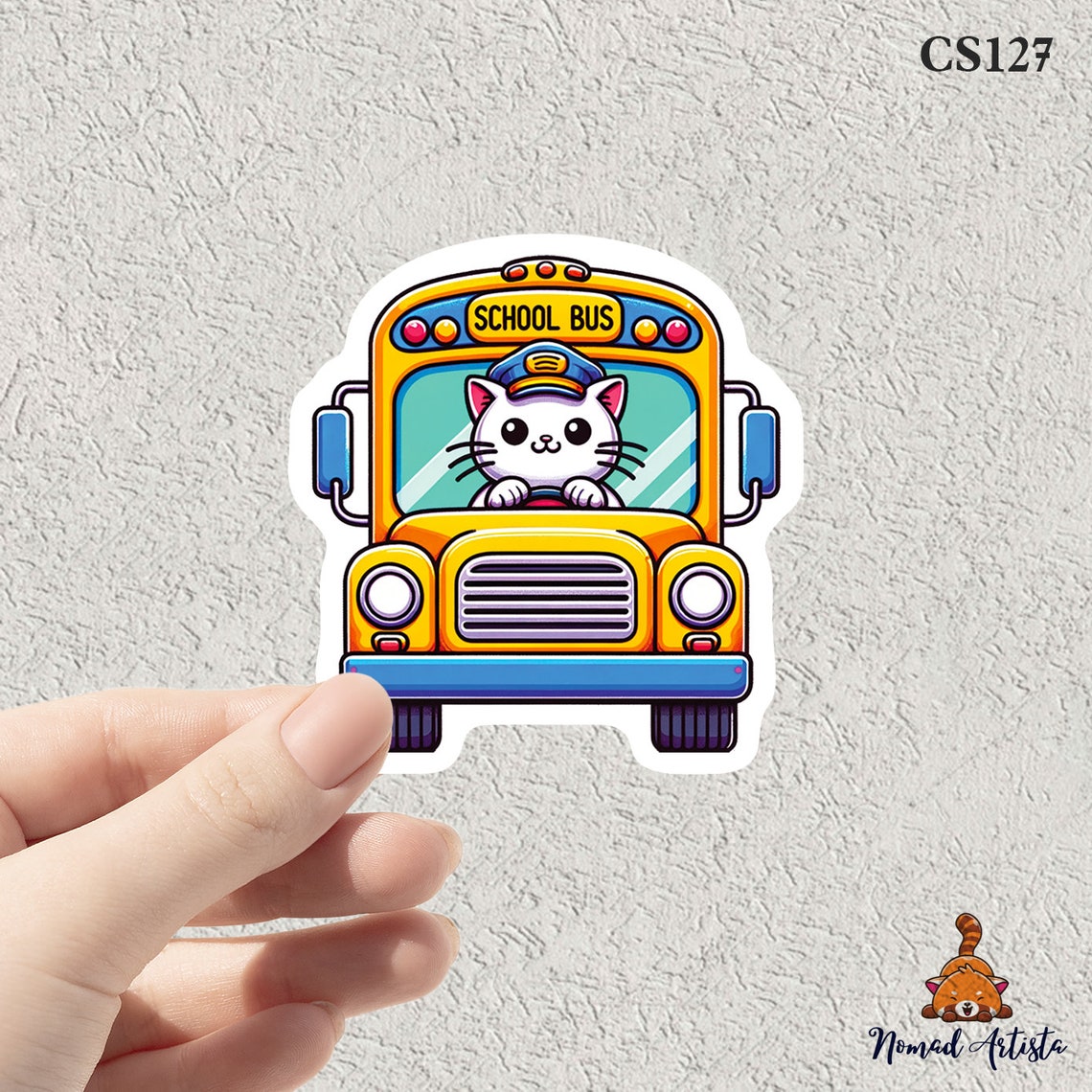 Original Cat Art Stickers: Premium, Waterproof Vinyl Limited Edition ...