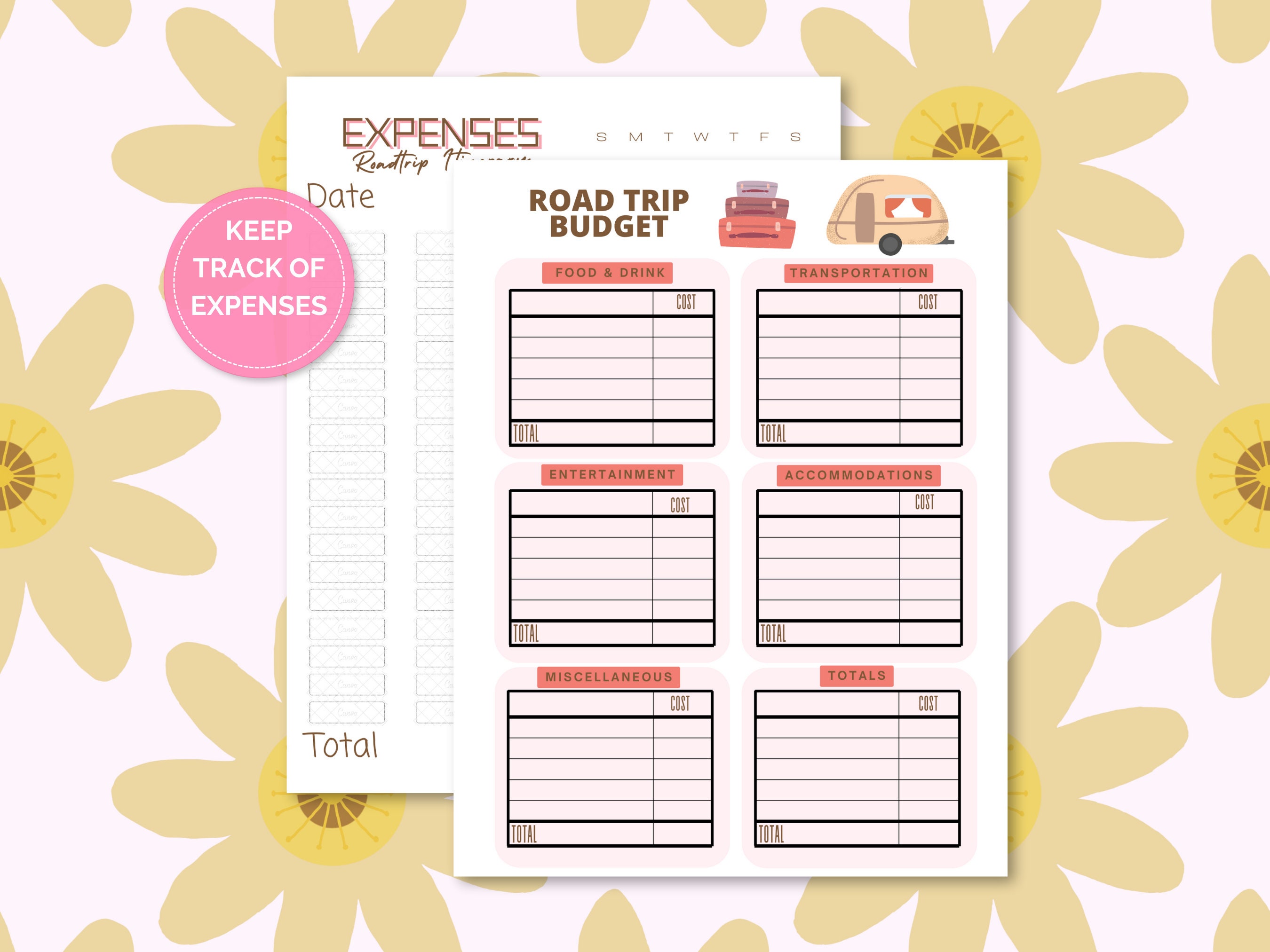 Road Trip Planner, Vacation Planner for Road Trips to Family and ...
