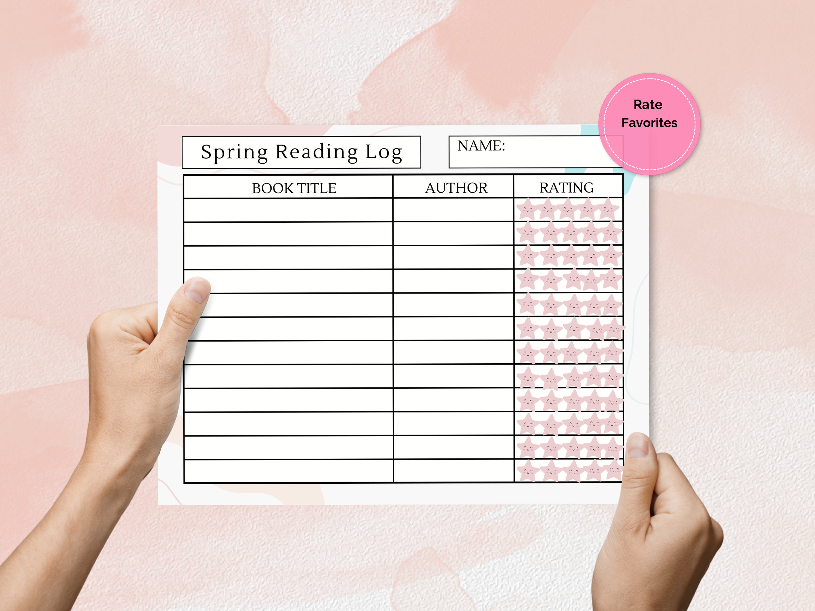Spring Break Reading Challenge. Printable Reading Challenge for Kids ...