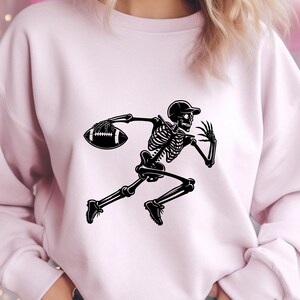 Funny Skeleton Football Player SVG: Cricut, Silhouette (digital ...