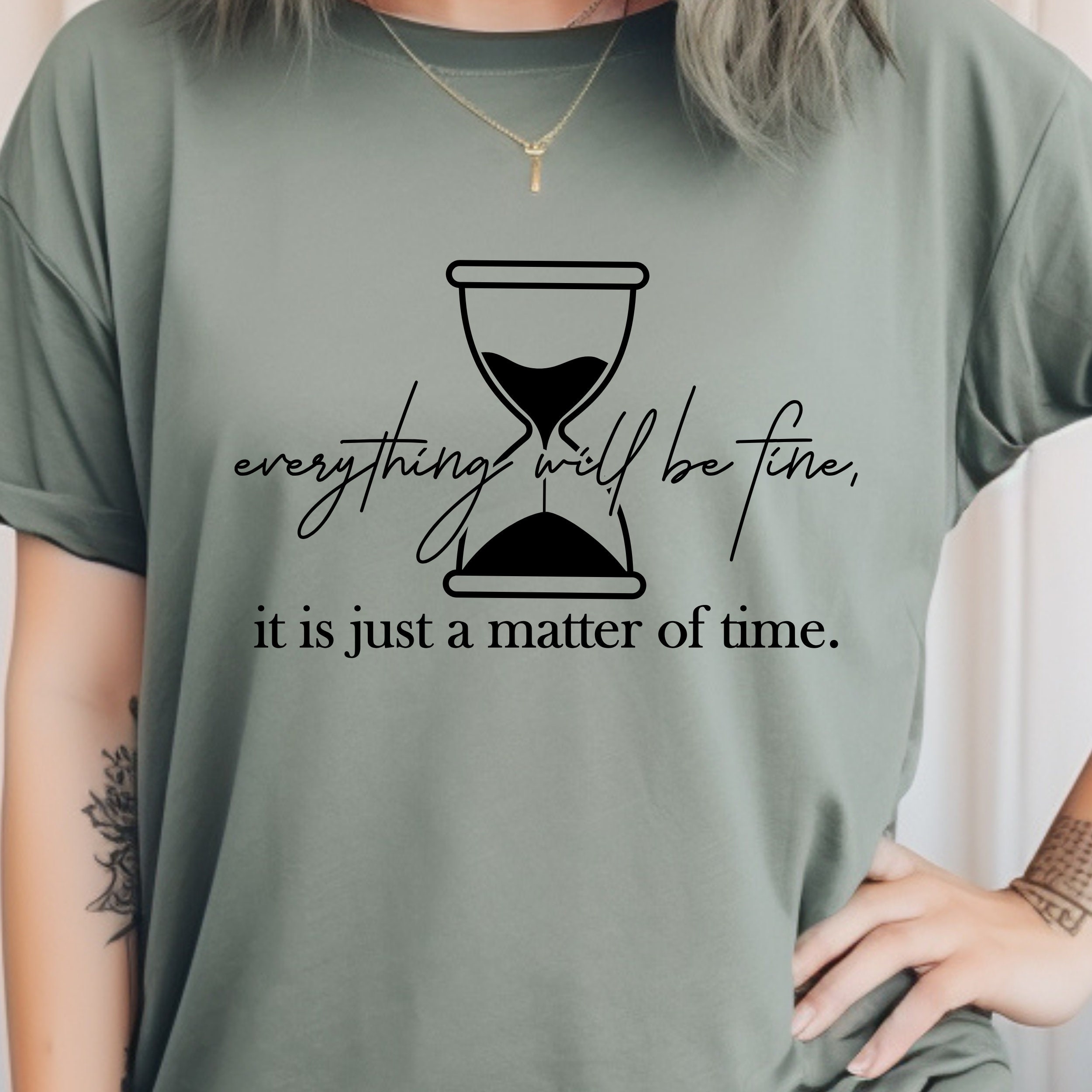 Everything Will Be Fine Svg, Png, Sleeve Design Svg, Empowerment ...