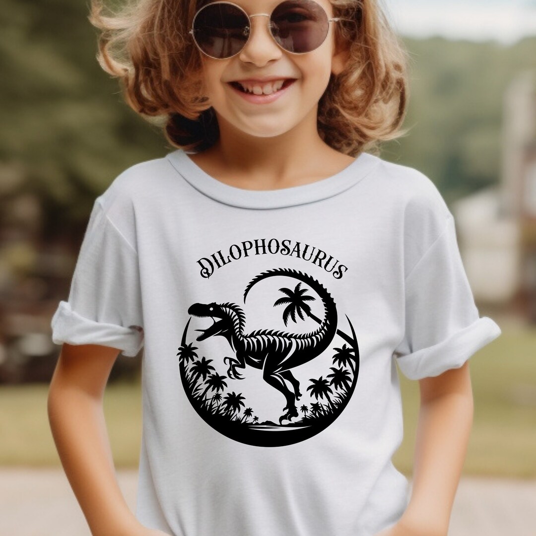 Dinosaur Clipart, Dilophosaurus Svg, Png, Dinasour Svg File Sublimation ...