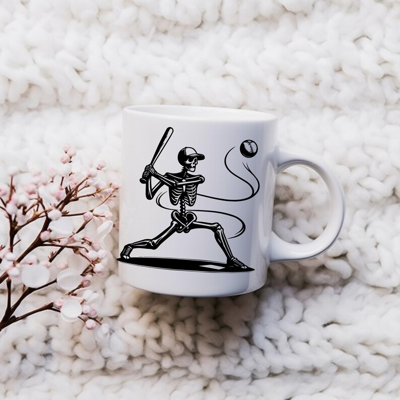 Skeleton Baseball Player Svg, Skeleton Baseball Svg, Baseball Svg ...