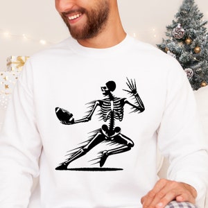 Skeleton Football Player Svg, Football Svg, Football Team, Football ...