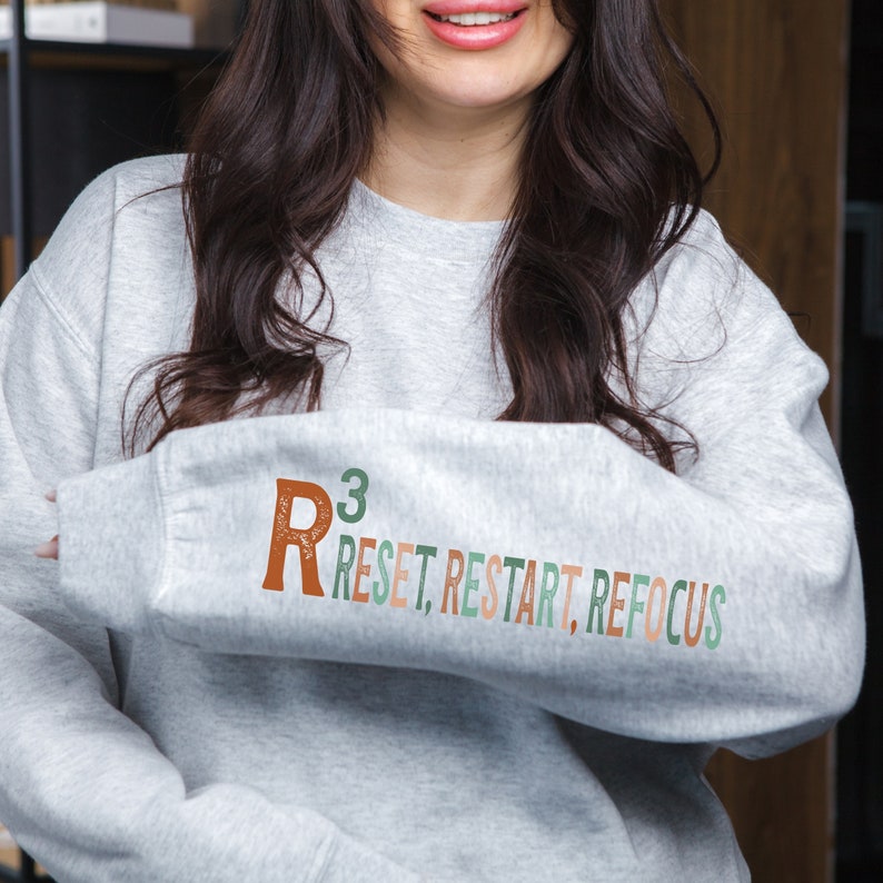 R3 Svg, Reset Restart Refocus Svg Png, Mental Health Svg, Positive ...