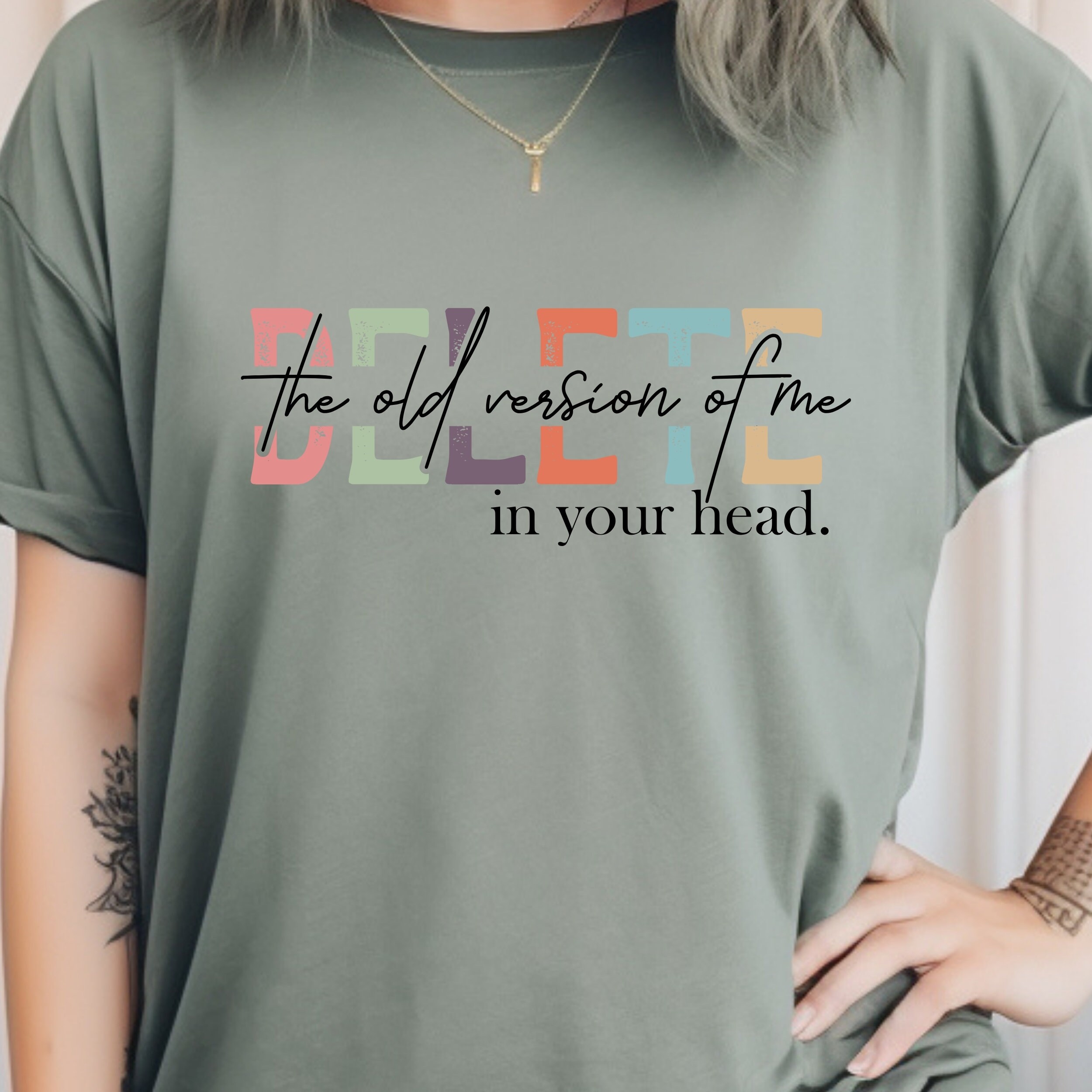 Delete the Old Version Svg Png, Motivational Svg, Mental Health Svg ...