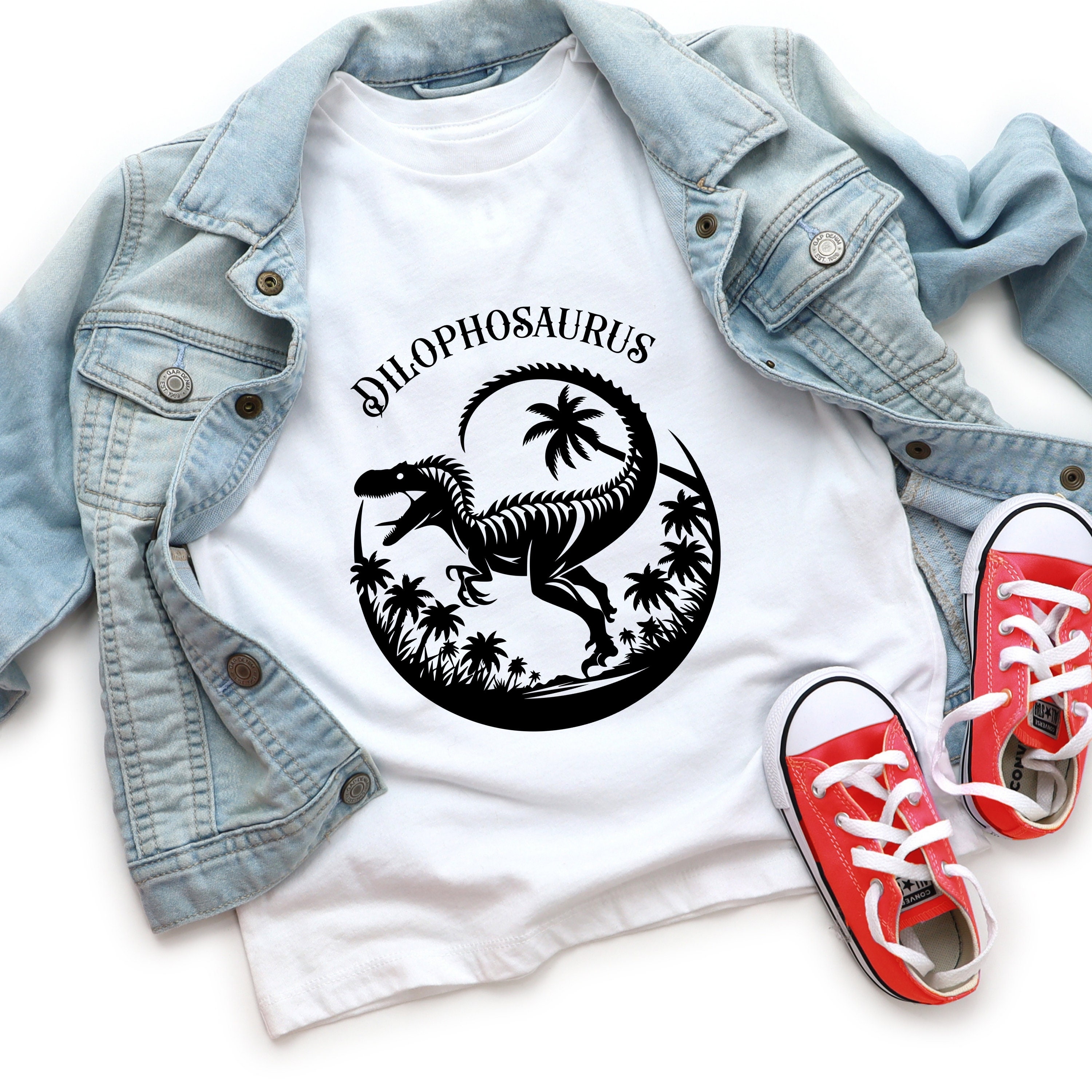 Dinosaur Clipart Dilophosaurus Svg Png Dinasour Svg File - Etsy